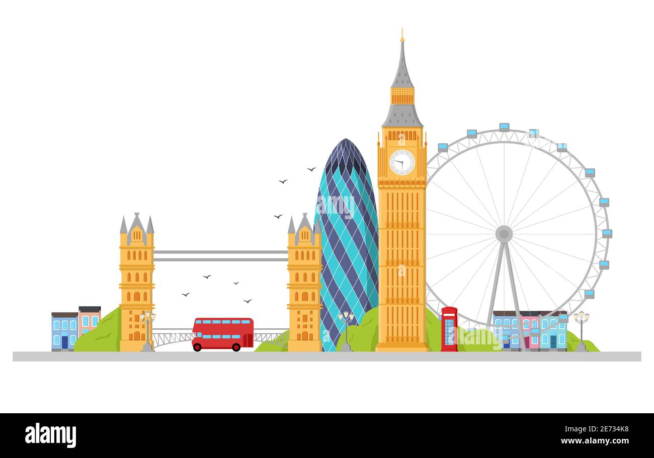 London detailed Skyline. Vector illustration Stock Vector Image & Art ...