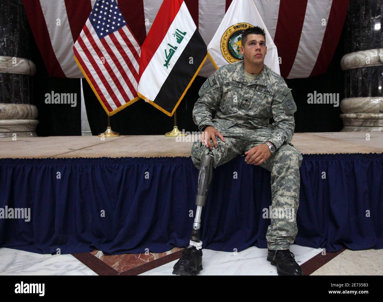 Iraq soldier prosthetic hi-res stock photography and images - Alamy