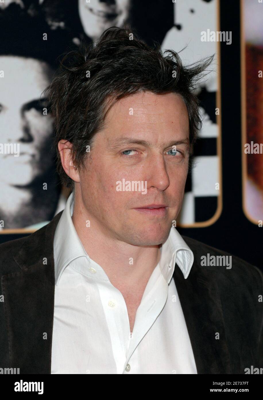 British actor Hugh Grant poses for pictures during a photocall held at ...