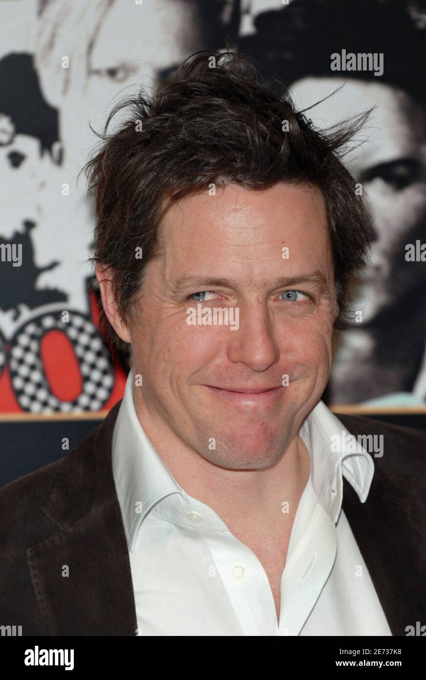 British actor Hugh Grant poses for pictures during a photocall held at ...