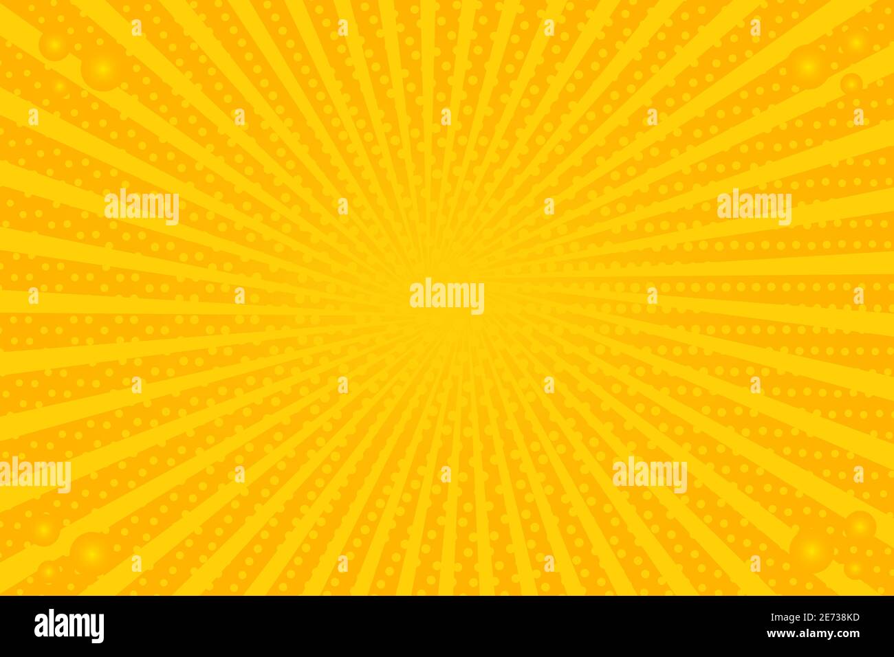 Yellow retro vintage background with sun rays Stock Vector Image & Art ...