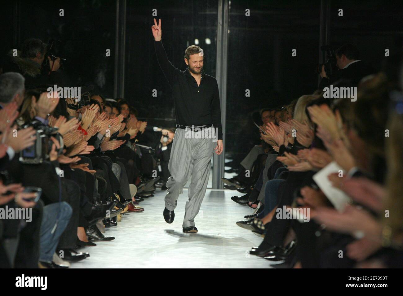 Italian fashion designer Stefano Pilati makes an appearance on the ...