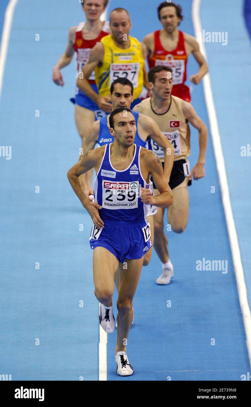 France's Bouabdellah Tahri competes on men's 3000 meters heat during ...