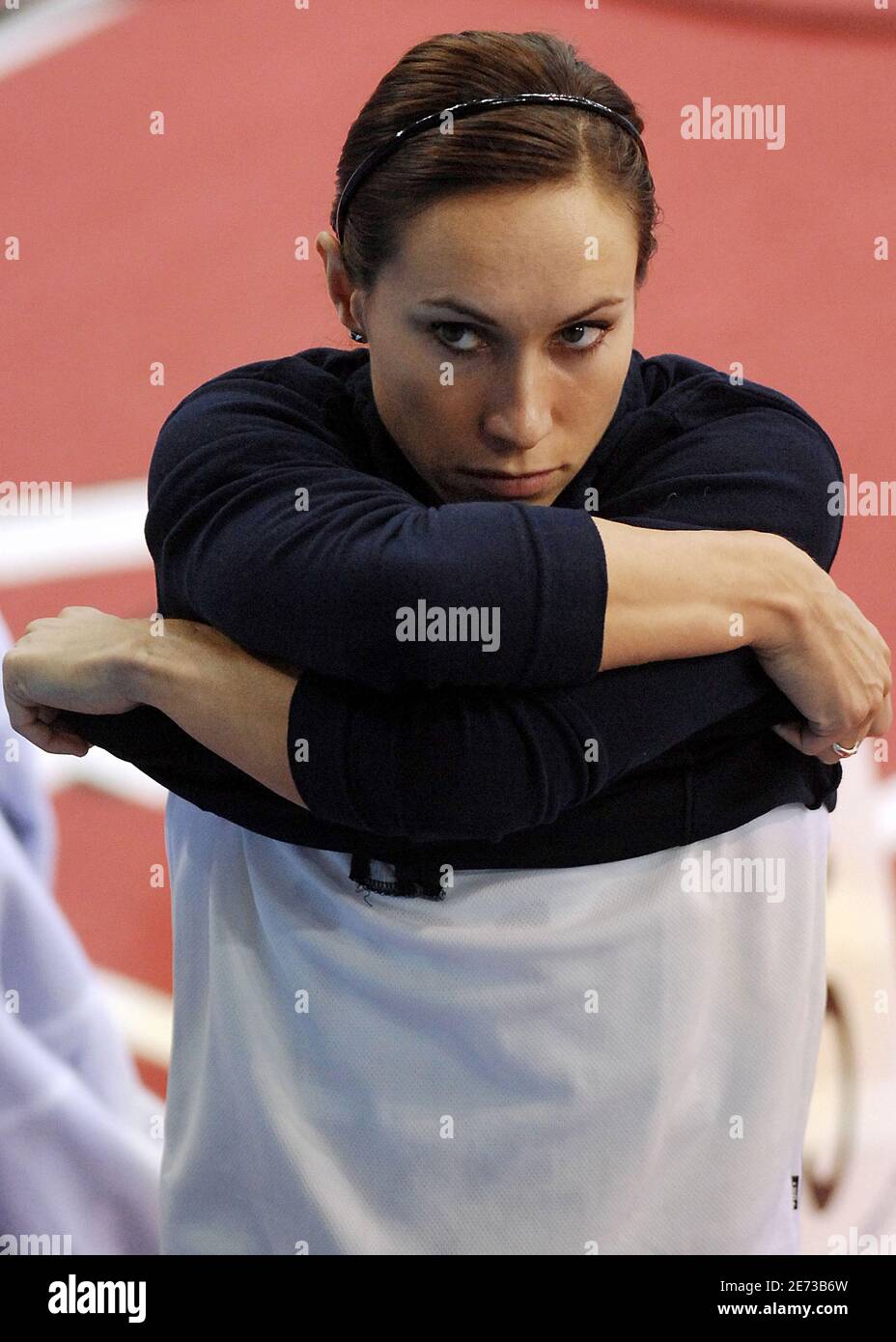 Belgium's Kim Gevaert competes on women's 60 meters heat during the ...