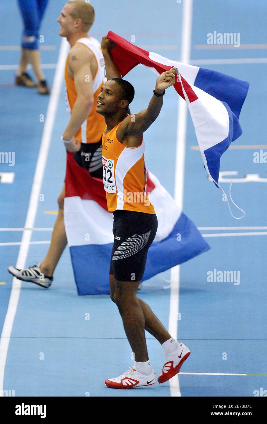 Final mens 60 metres hurdles hi-res stock photography and images - Alamy