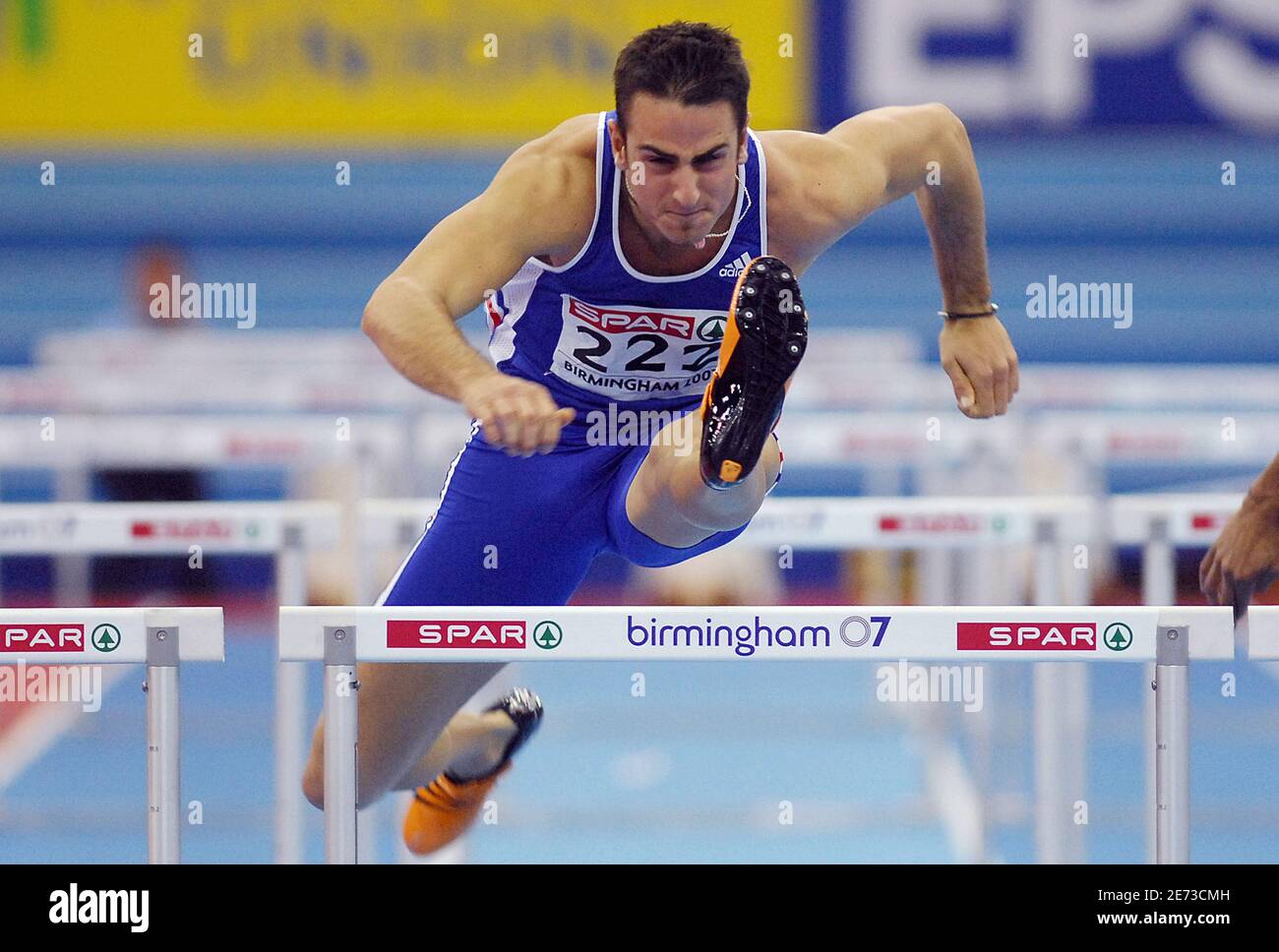 Mens 60 metres hurdles hi-res stock photography and images - Alamy