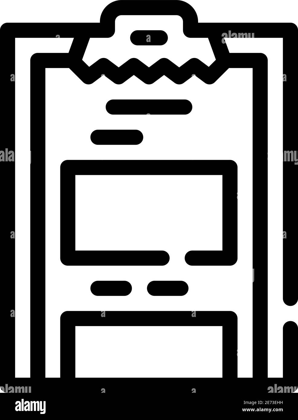 task list of call center line icon vector illustration Stock Vector ...