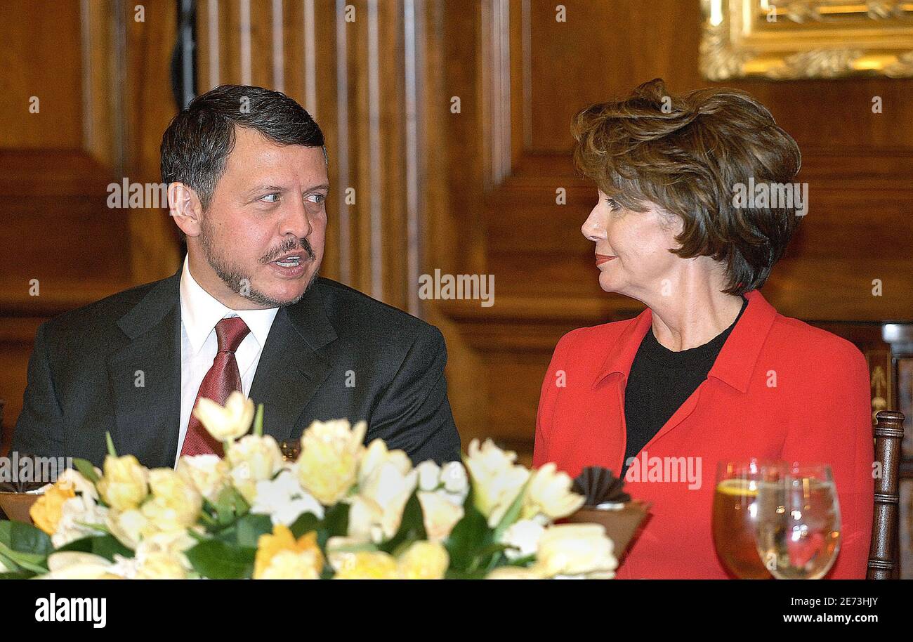 King abdullah nancy pelosi hi-res stock photography and images - Alamy