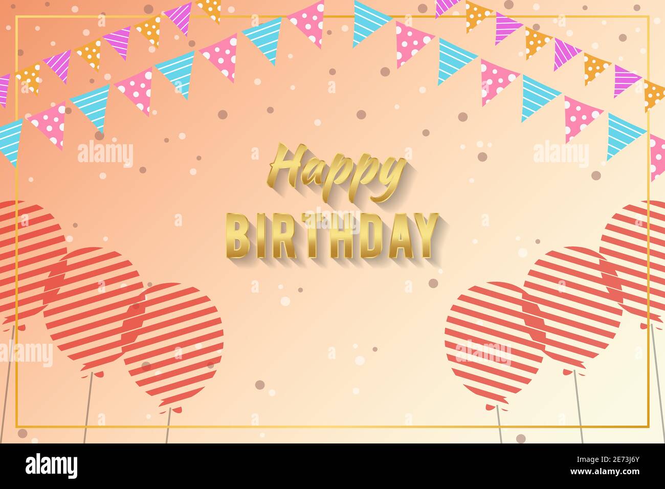 Party garland birthday Stock Vector Images - Alamy