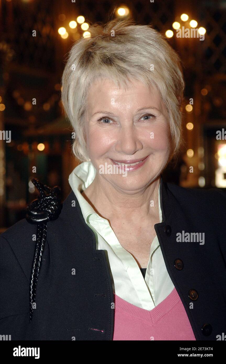 Daniele Gilbert poses at the Folies Bergere in Paris on March 11, 2007 ...