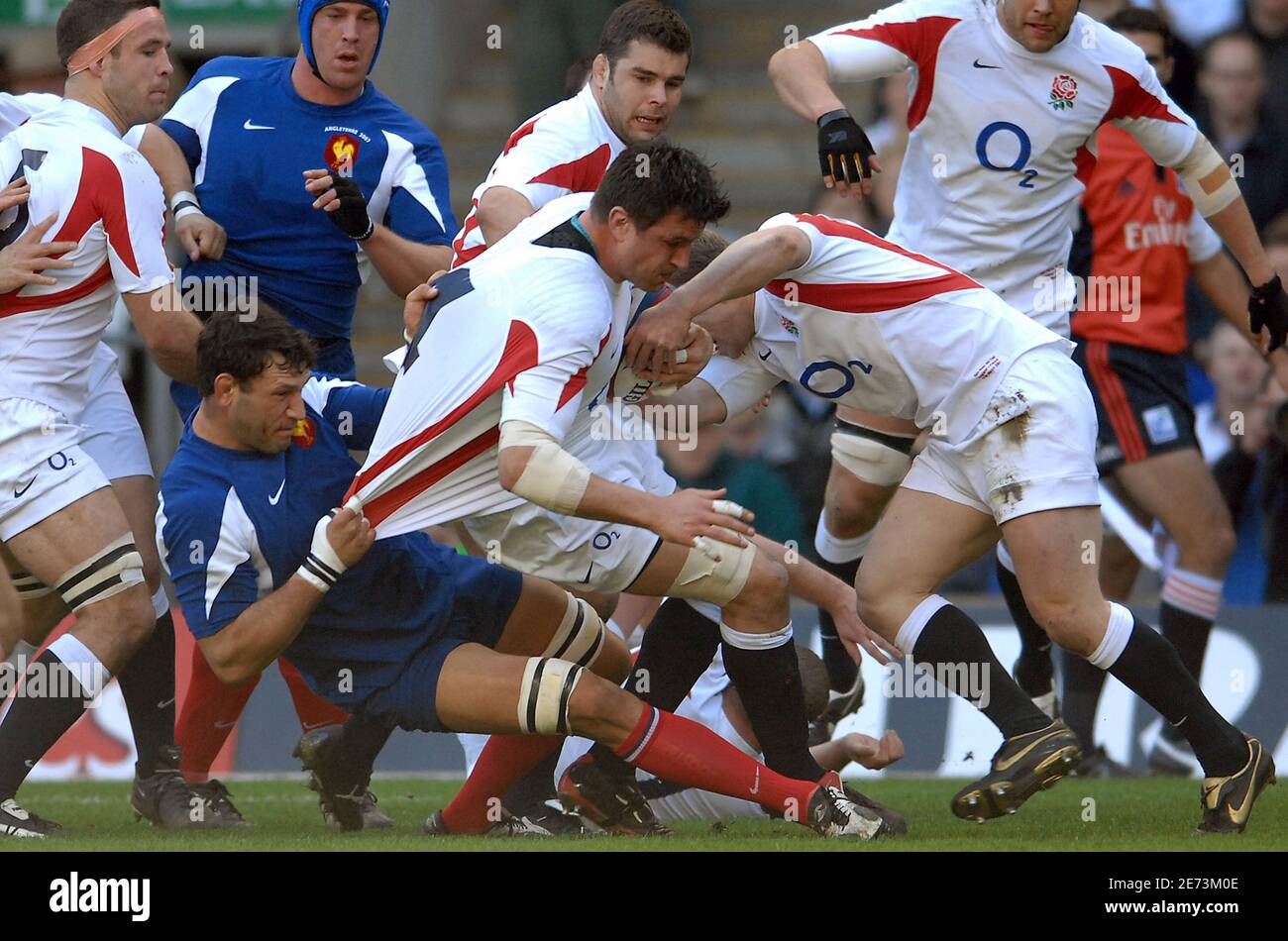 Martin corry of the england rugby union team hi-res stock photography ...