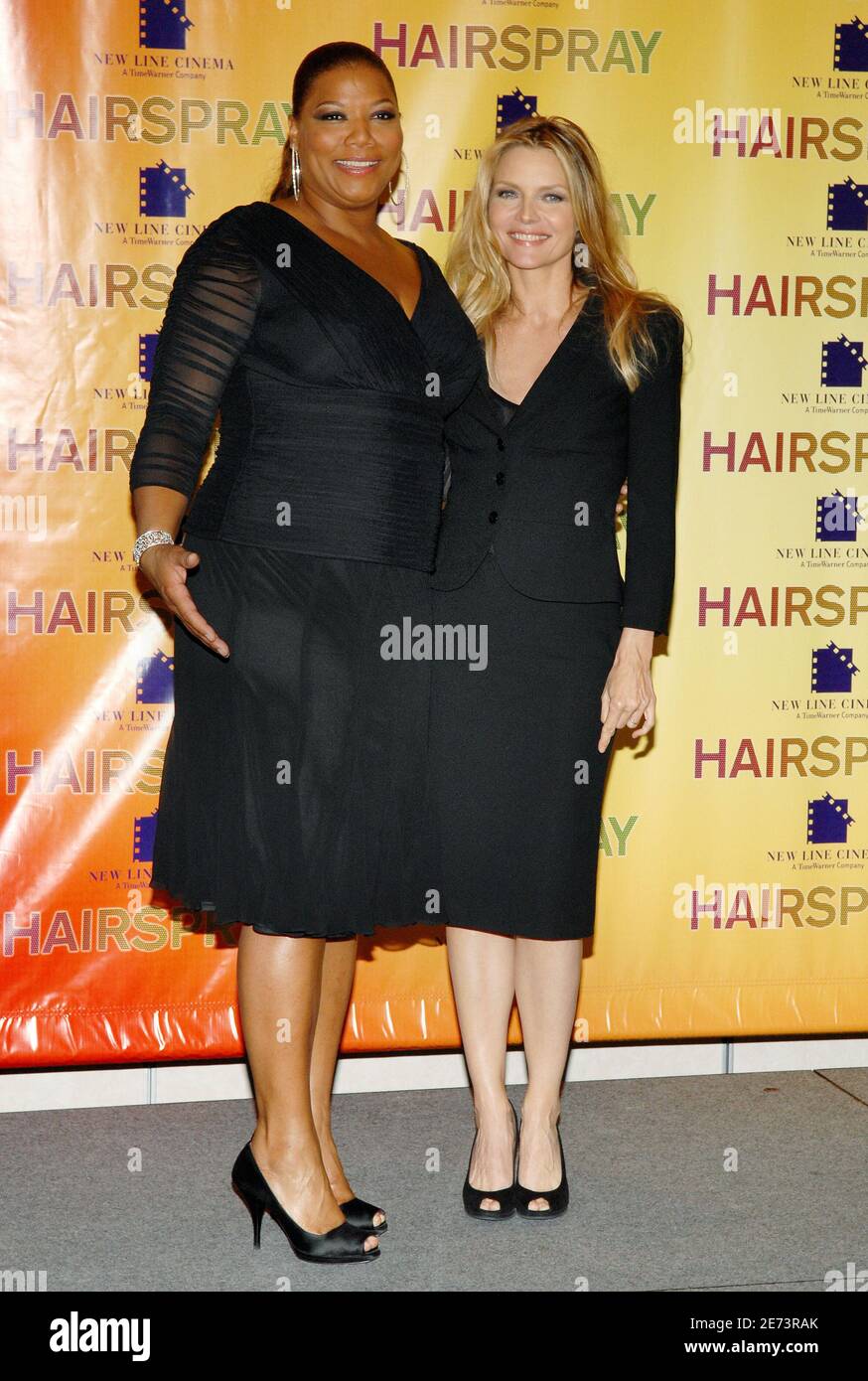 Queen Latifah and Michelle Pfeiffer attend the 'Hairspray' Photo Call ...