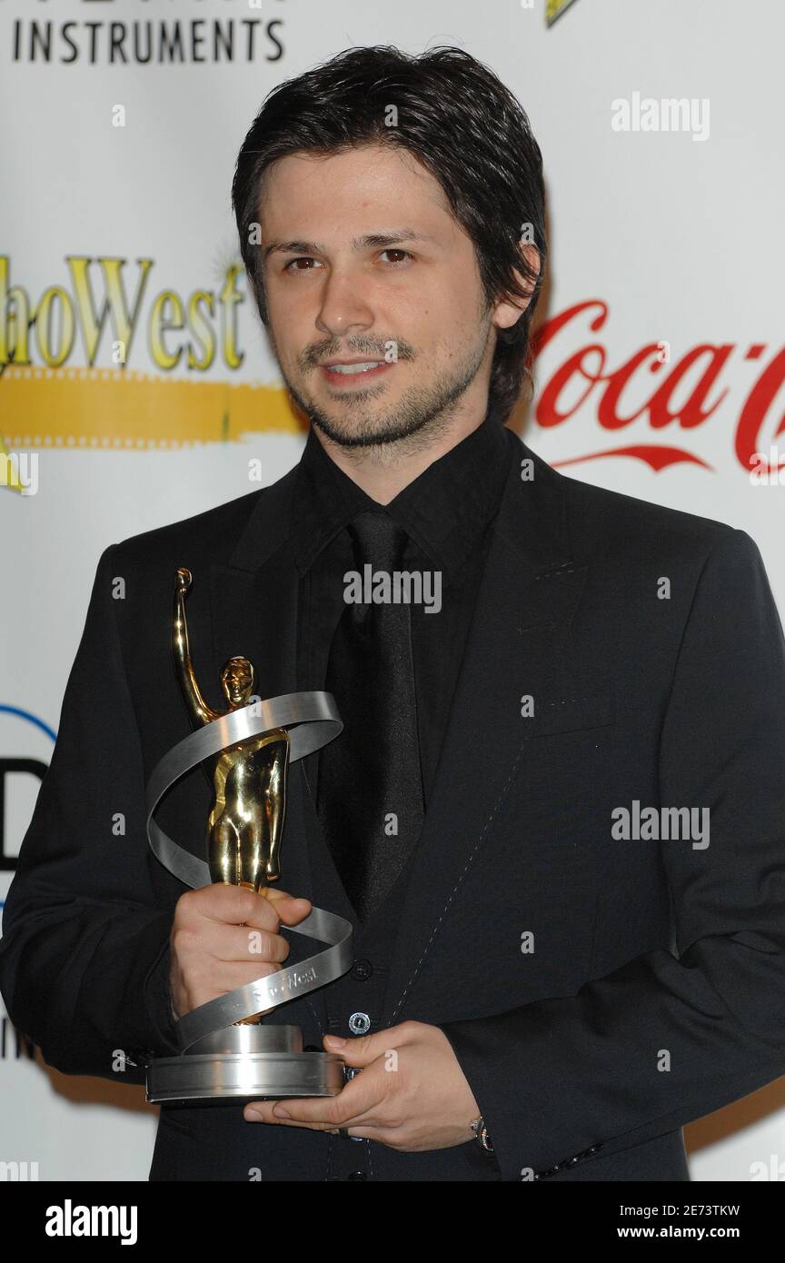 Freddy Rodriguez, supporting actor of the year attends the 2007 Showest ...