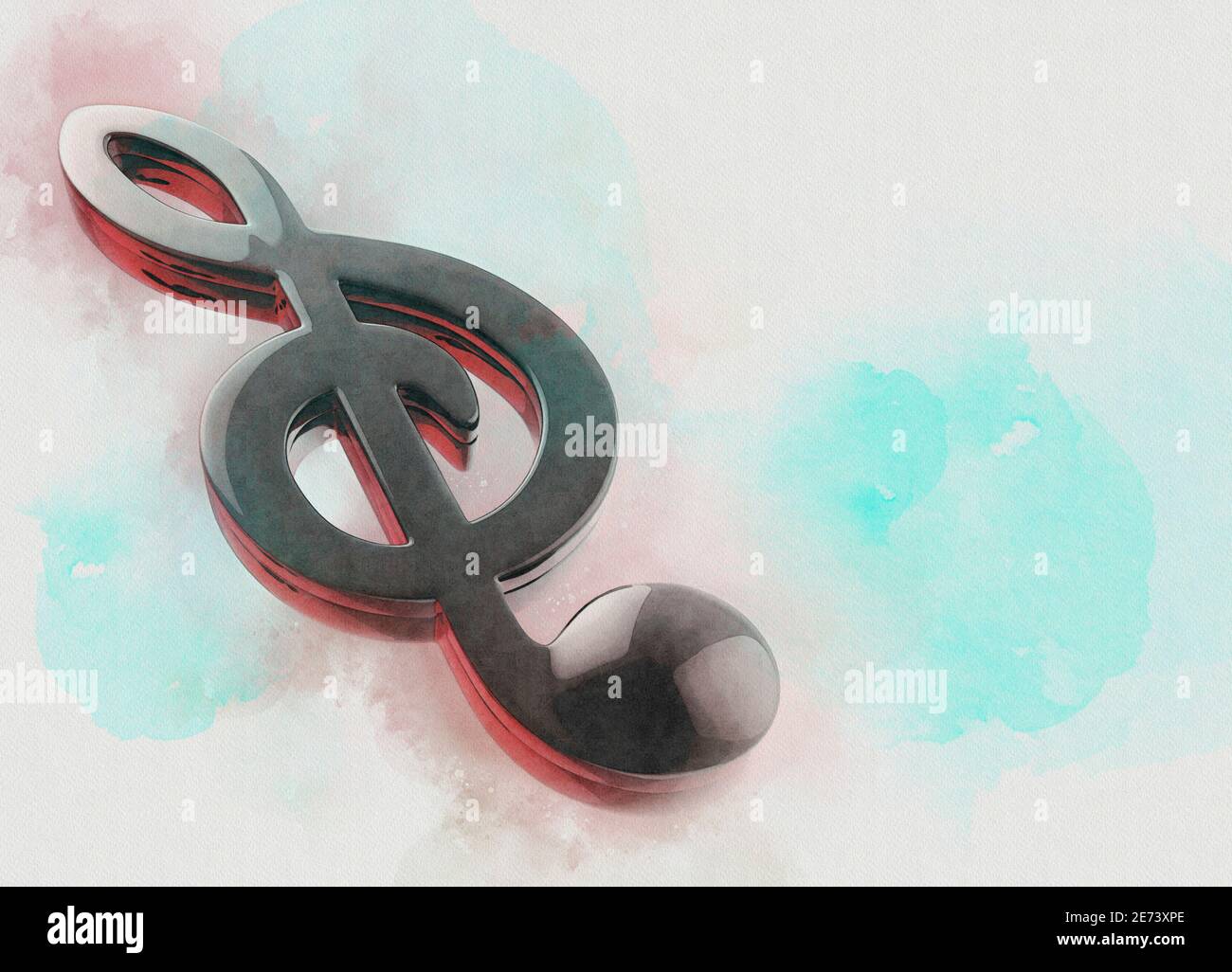 Treble clef hi-res stock photography and images - Alamy