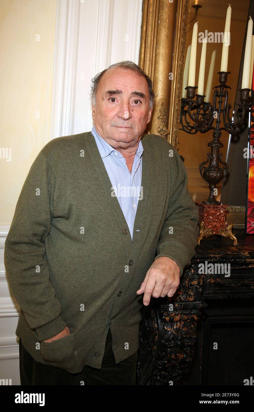 EXCLUSIVE. French actor Claude Brasseur poses for our photographer at ...
