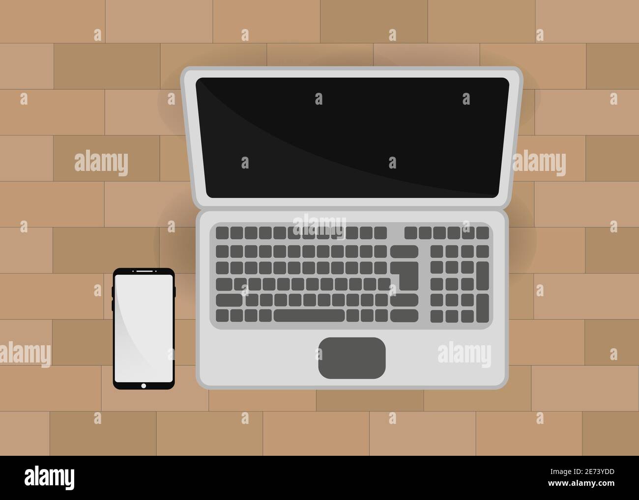 Digital device mockup Stock Vector Images - Alamy