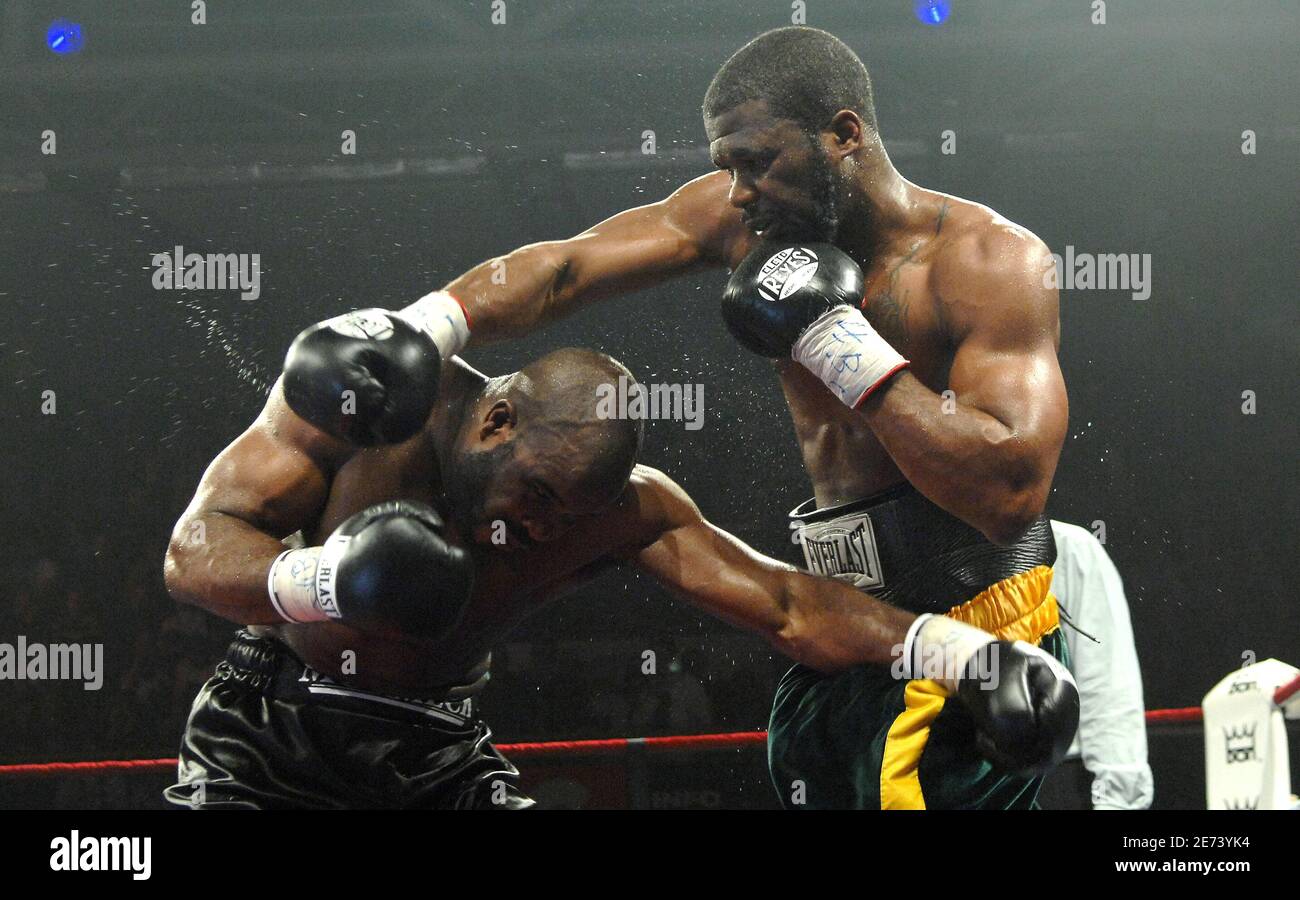 French boxer Jean-Marc Mormeck (R) and Jamaican-born IBF (International ...