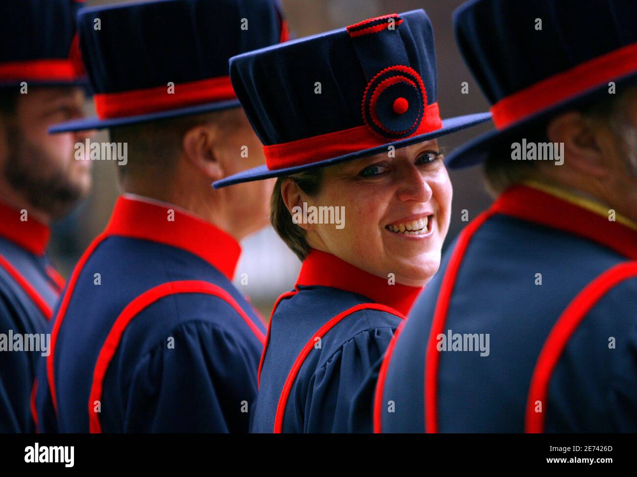 Moira cameron first female beefeater hi-res stock photography and ...