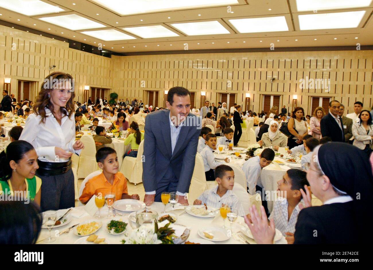 Asma wife syrian president assad hi-res stock photography and images ...