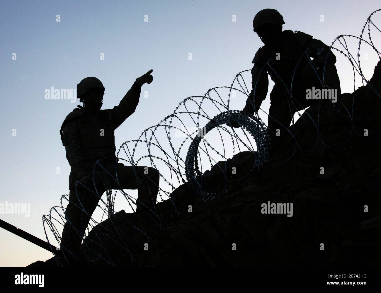 Afghanistan military perimeter hi-res stock photography and images - Alamy