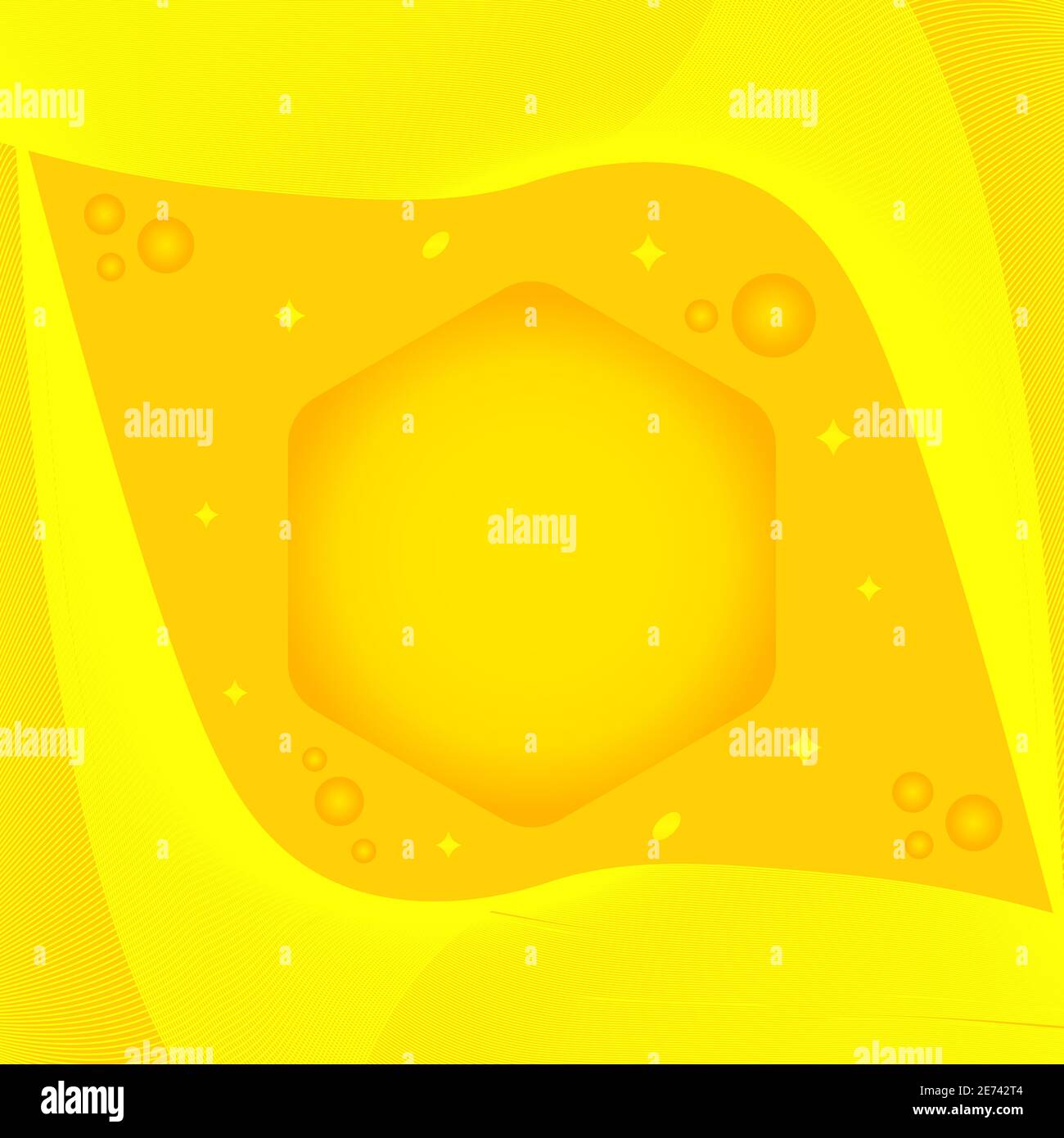 Elegant yellow wave background with geometric shapes Stock Vector Image ...