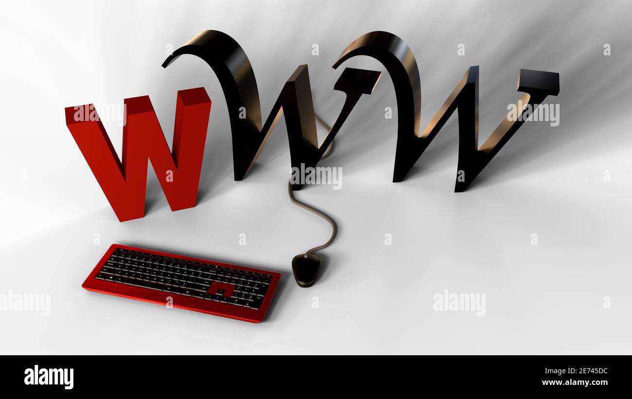 Keyboard buttons letters 3d hi-res stock photography and images - Alamy