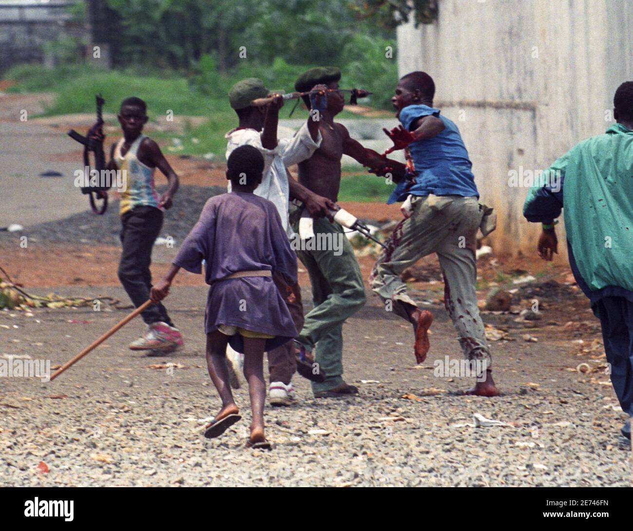 Liberian civil war 1996 hi-res stock photography and images - Alamy