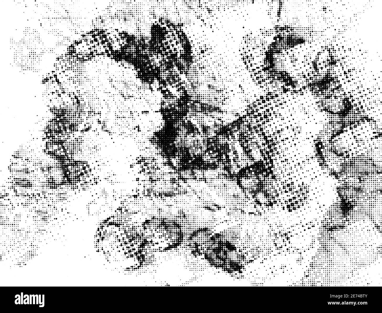 Surfaces with a twisted chain. Black and gray distress overlay ...