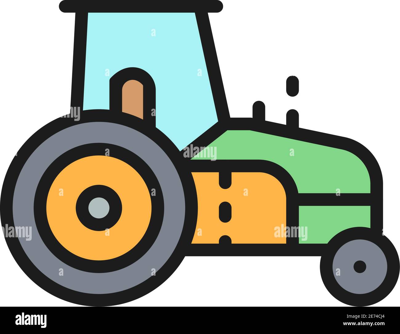 Heavy agricultural machinery Stock Vector Images - Alamy