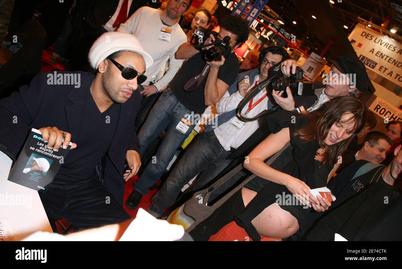 French singer Doc Gyneco poses during the Book Fair 'Le Salon Du Livre ...