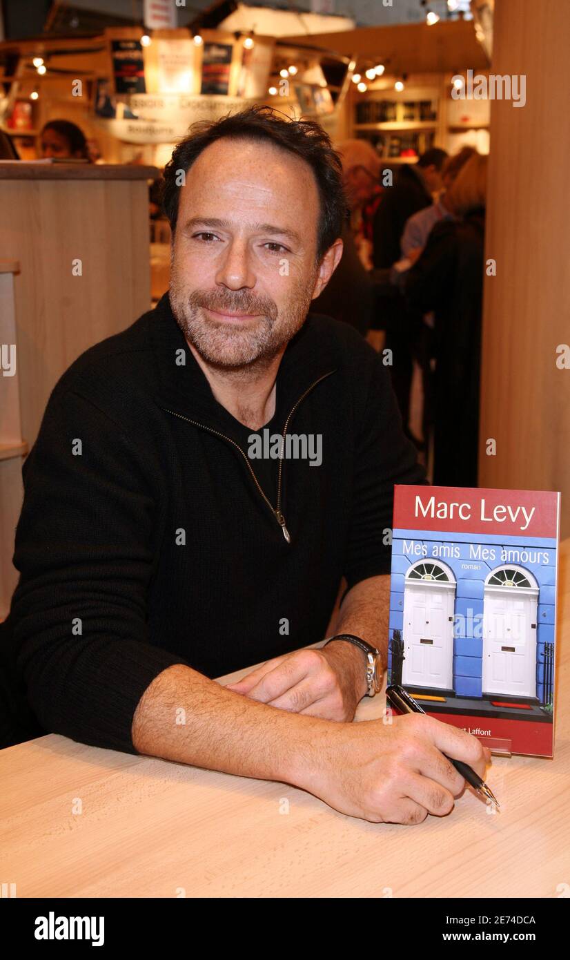 French writer Marc Levy poses during the Book Fair 'Le Salon Du Livre ...