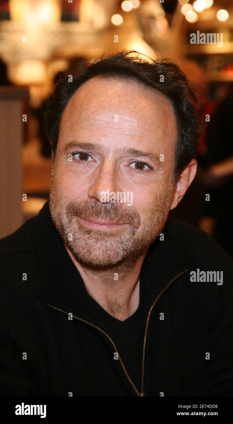 French writer Marc Levy poses during the Book Fair 'Le Salon Du Livre ...