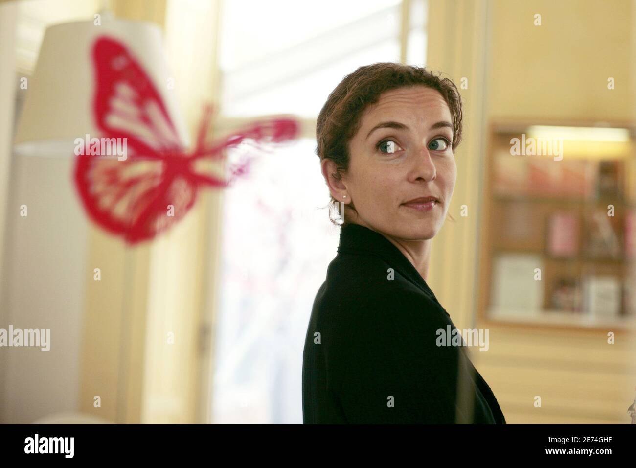 National secretary of French socialist Party Delphine Batho poses for ...