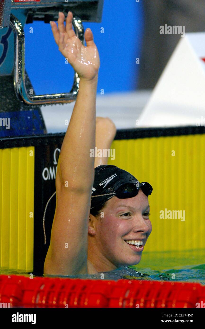 USA's Kate Ziegler wins the gold medal on women's 1500 meters during ...