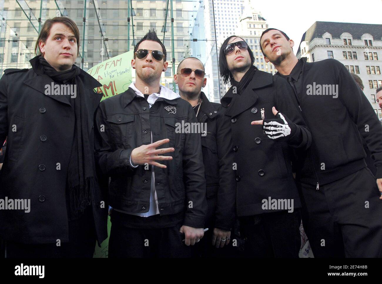 Good Charlotte appear on the CBS Early Show to promote GOOD MORNING ...