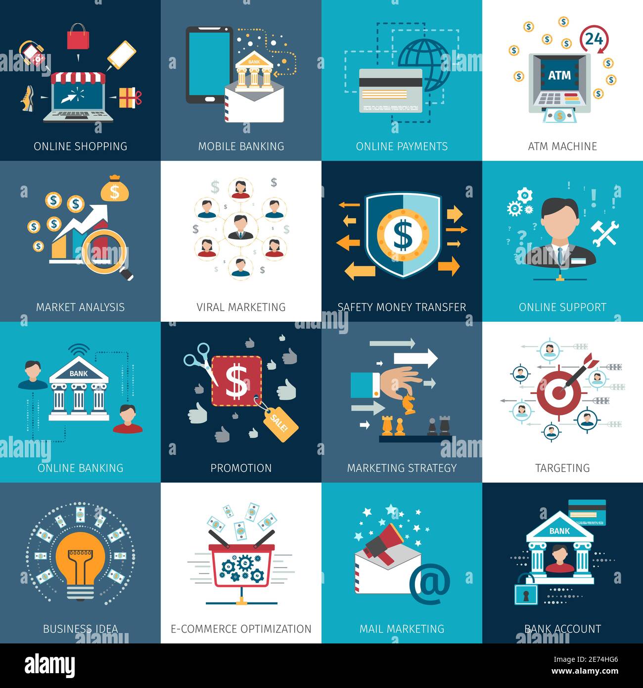 Online internet banking secure payments options with commercial market ...