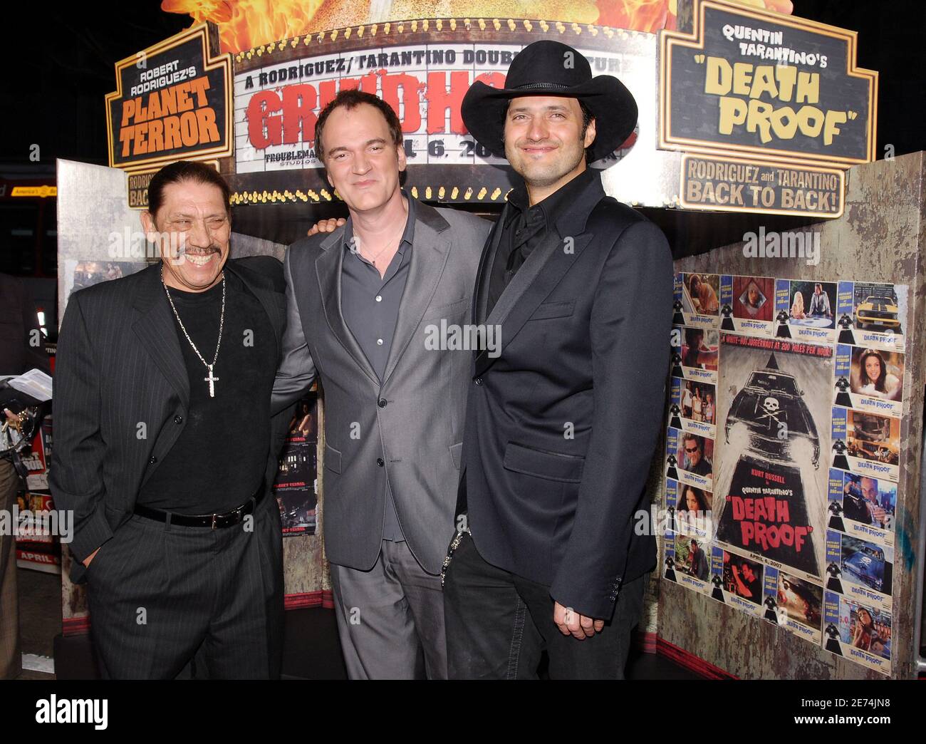 Danny Trejo, Quentin Tarantino and Robert Rodriguez attend the premiere ...
