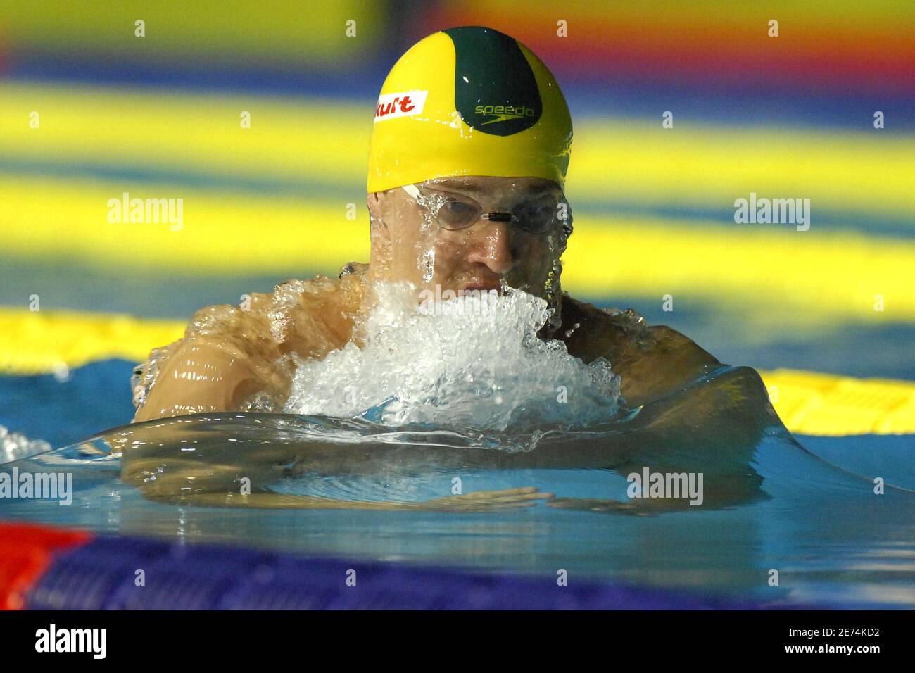 Australia's Jim Piper competes on men's 200 meters breaststroke heat ...