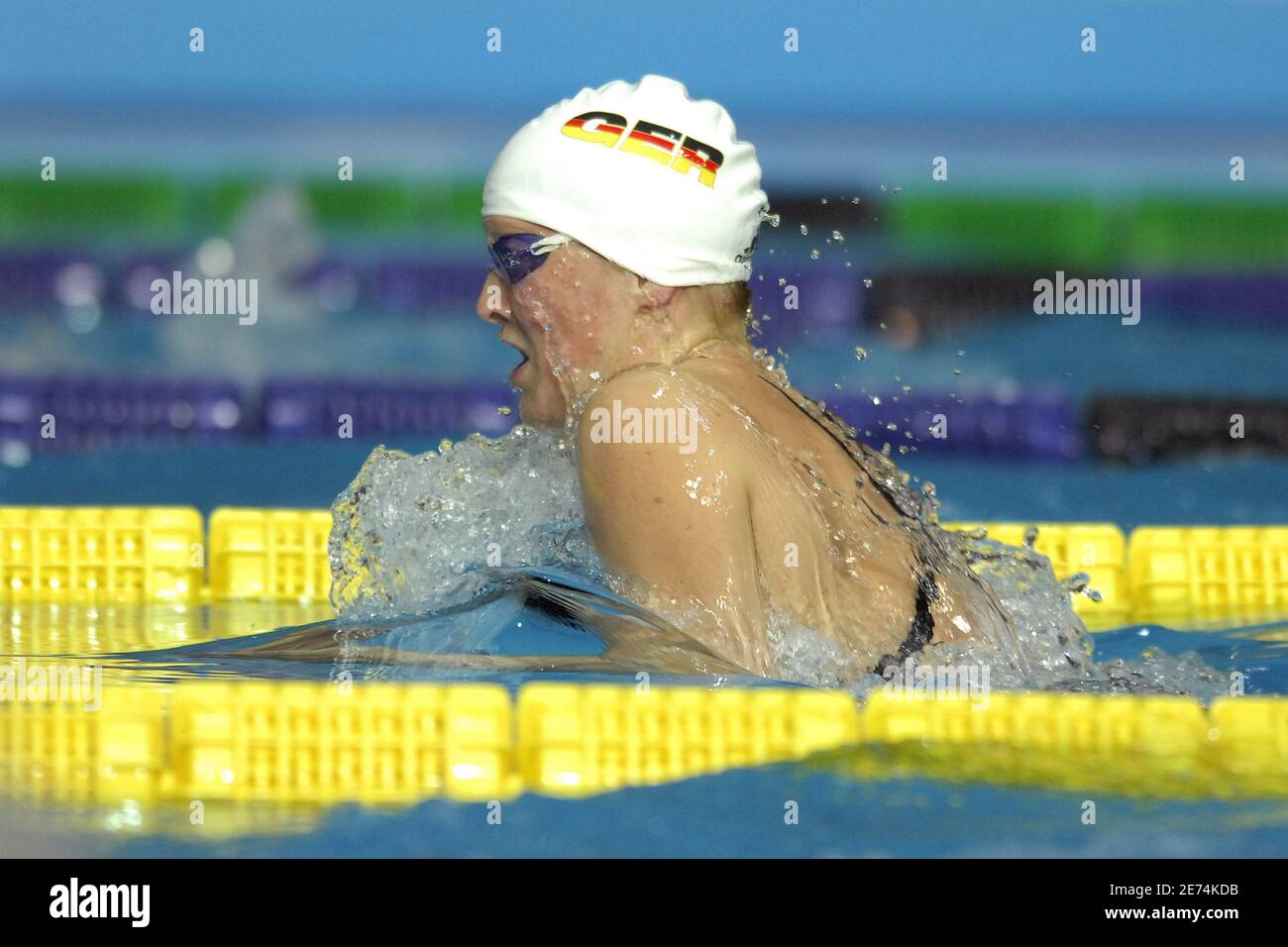 Germany's Birte Steven competes on women's 200 meters breaststroke semi ...
