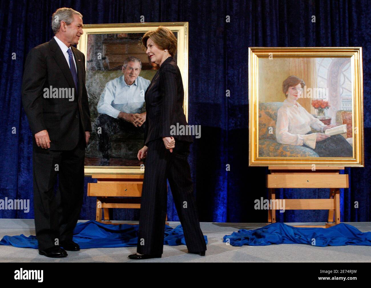 Laura Bush Portraits High Resolution Stock Photography and Images - Alamy