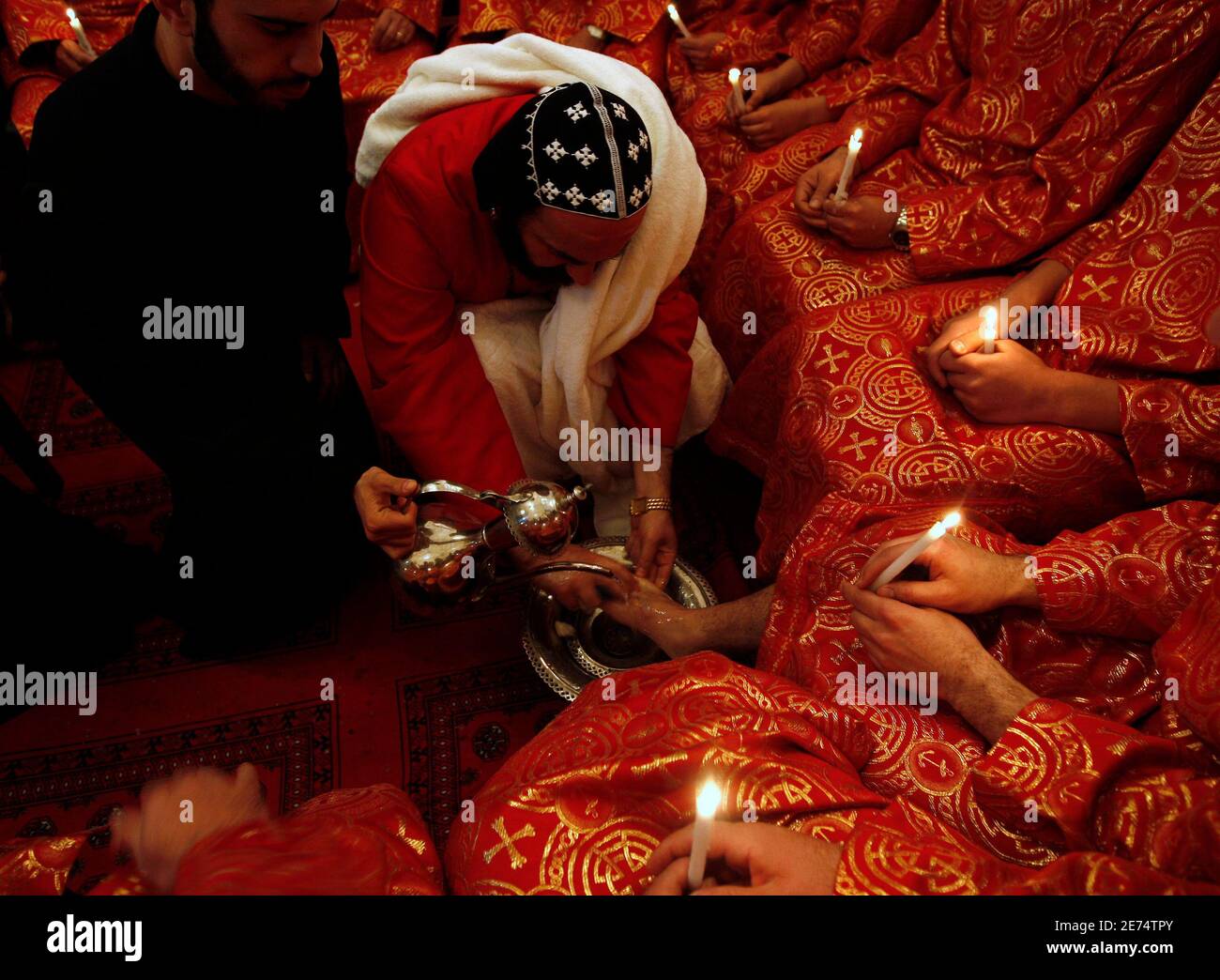 Foot washing ceremony hi-res stock photography and images - Alamy