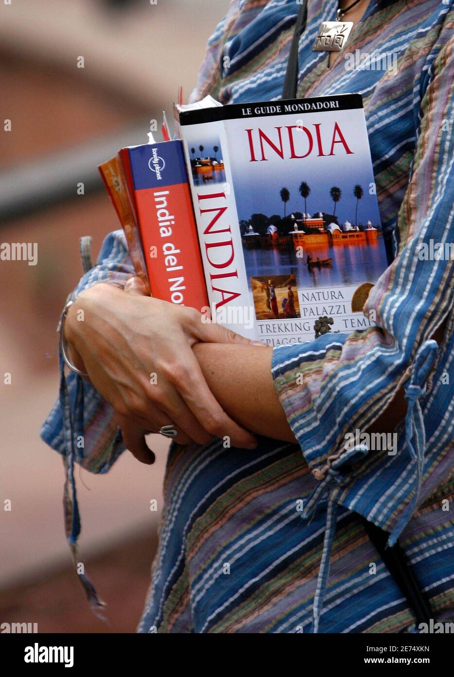 Indian woman tourism guide hi-res stock photography and images - Alamy