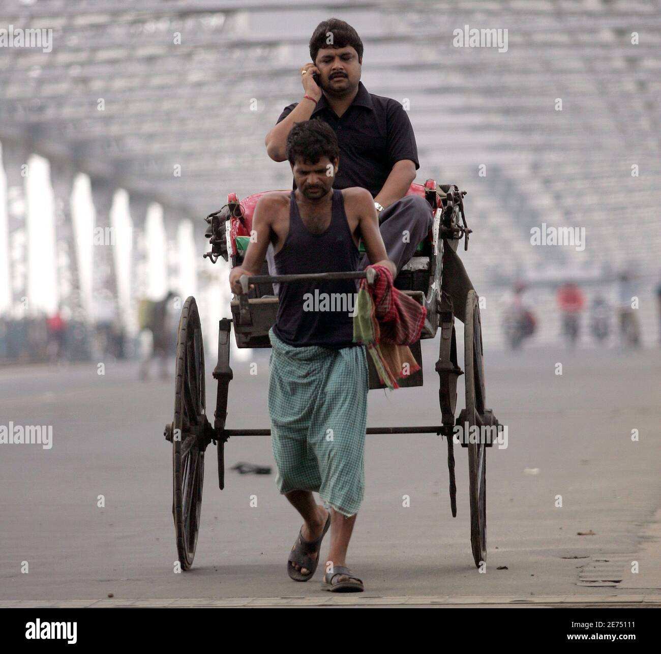 Human Pulled Rickshaw High Resolution Stock Photography and Images - Alamy