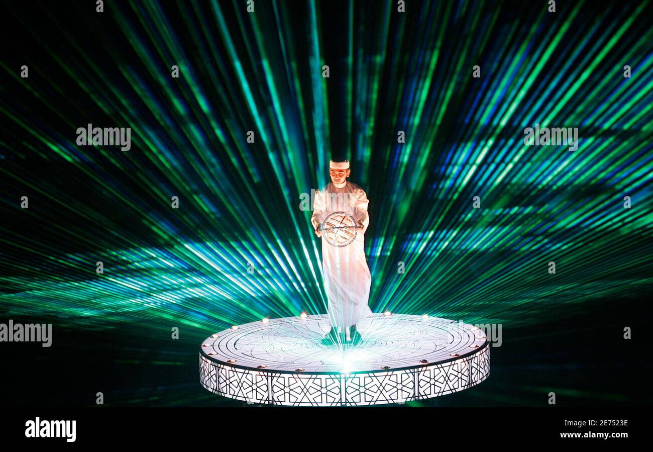Doha light show hi-res stock photography and images - Alamy