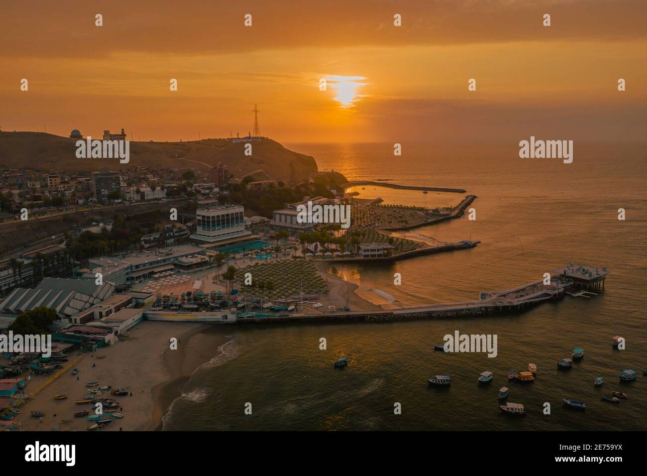 Peru lima city chorrillos district hi-res stock photography and images ...