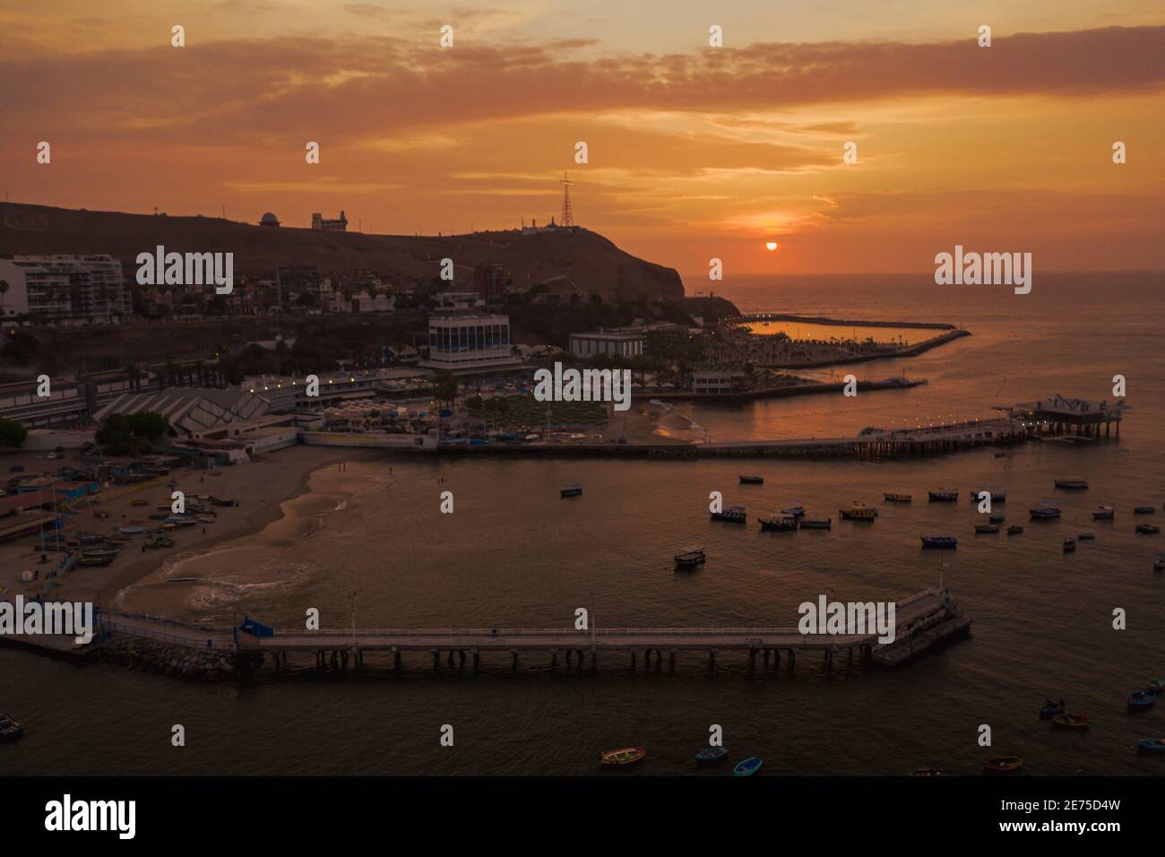 Lima sky drone hi-res stock photography and images - Alamy
