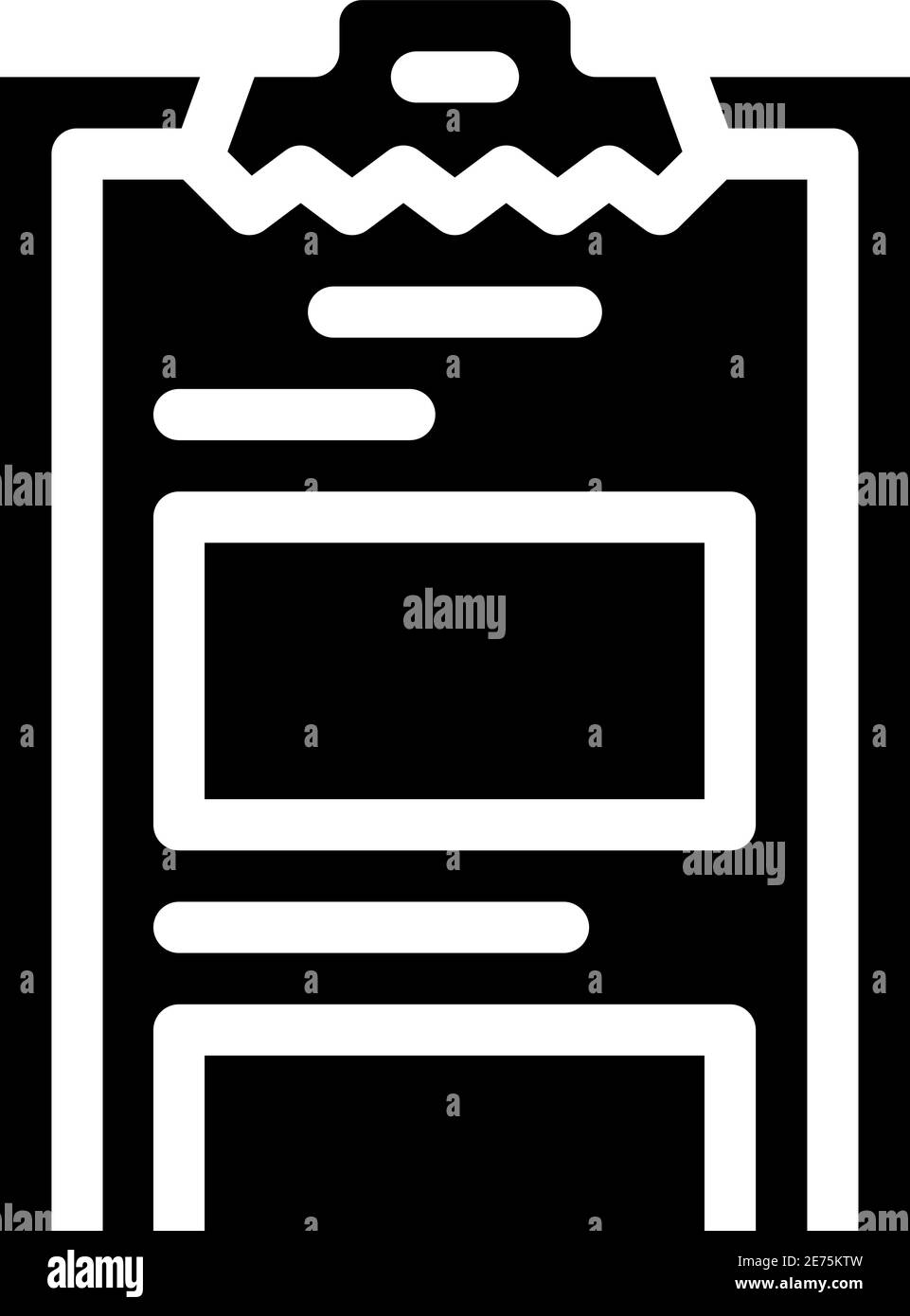 task list of call center glyph icon vector illustration Stock Vector ...