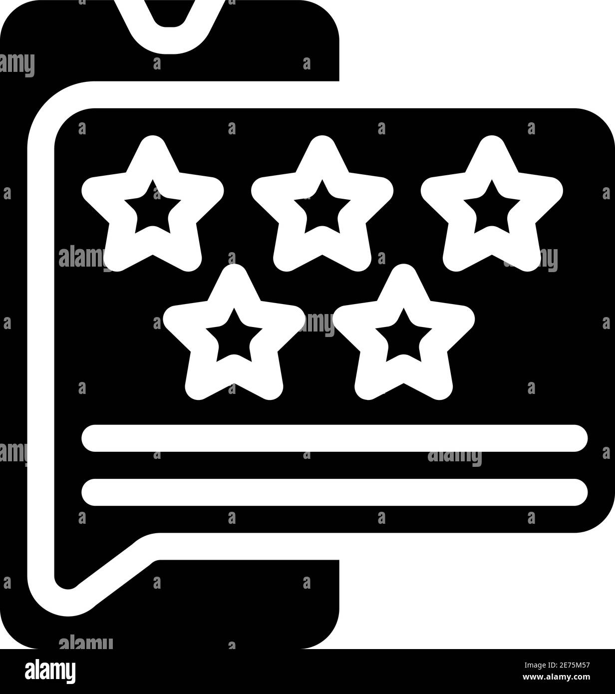 review of call center work glyph icon vector illustration Stock Vector ...