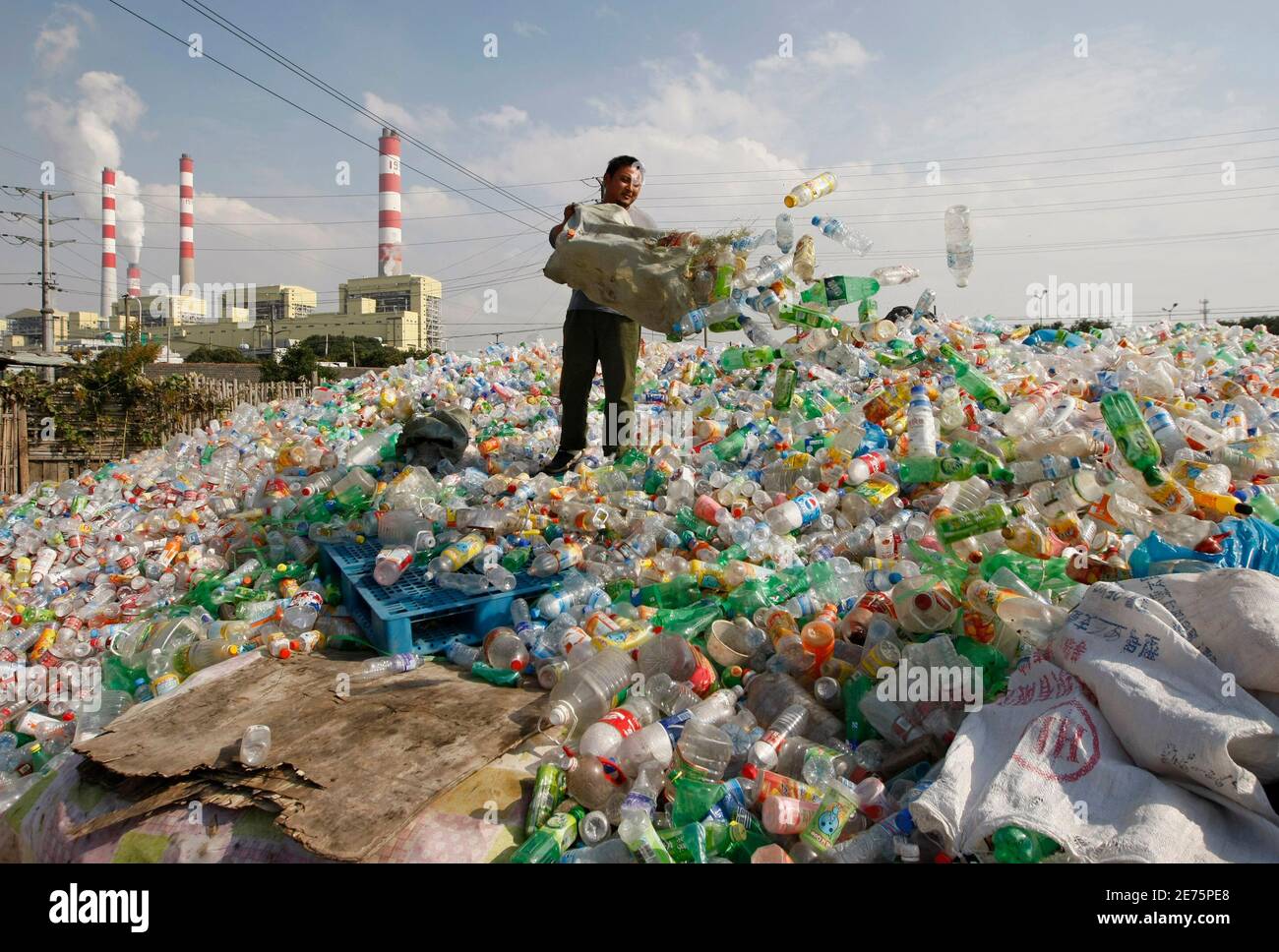 Plastic bottle recycling china hi-res stock photography and images - Alamy