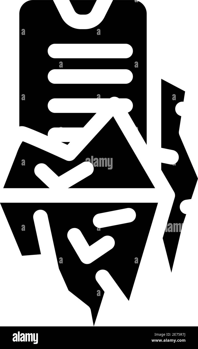 frozen calls of call center glyph icon vector illustration Stock Vector ...